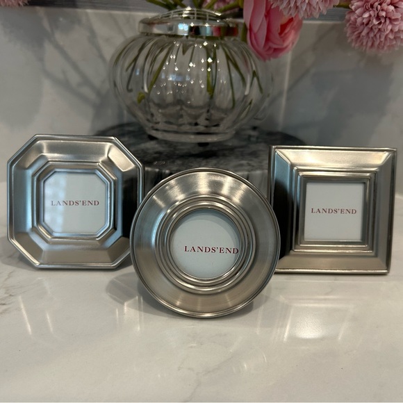 Lands' End | Accents | Lands End Mini Picture Frames Pewter Set Of 3 ...